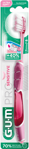 Gum Pro T/brush Sensitive Ultra Soft Compact w/Cap ,SRB Shelf Ready Box ...